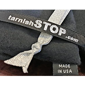 15.00 Savings, TarnishSTOP, USA Made, Bundle (3) Anti-Tarnish Prevention Cloth Storage Bags (Small, Medium and Large) + (1) Gigantic Silver Polishing Cloth For Silverplate & Sterling Silver, Blue