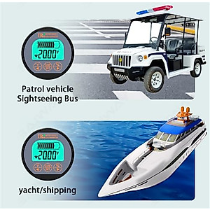 AiLi Voltmeter Ammeter Voltage Current Meter Voltmeter Ammeter 100V 350A Caravan RV Motorhome 999 AH