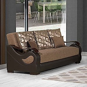 Sweet Home Stores Sofa Bed, Sofabed, Brown