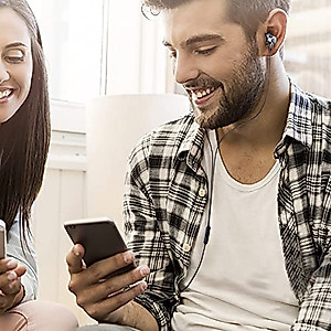 Empsun Wired Earbuds 3Pack Headphones with Microphone Stereo Bass Earphones Noise Isolation Compatible with All Smartphones Tablets iPod IPad MP3 Player That with 3.5 mm Interface(Silver)