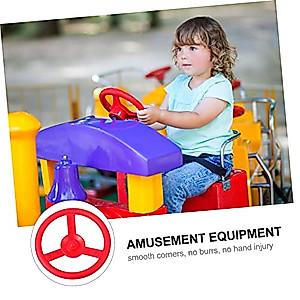 INOOMP Steering Wheel Parts Outdoor Swing Outdoor Play Toys for Kids Round Swing Playground Swing Accessories Wood Backyard Play Set Wheel Park Swing Wheel Replacement Swing Seat Toys
