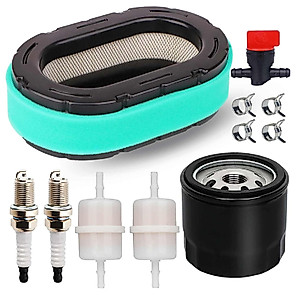Drblawi Compatible with KH-32-883-09-S1 Air Filter Fit Kohle 7000 Series Kohler KT745 KT740 KT735 KT730 KT725 Engine Cub Cadet XT1 XT2 Lawn Mower,plus 12 050 01 Oil Filter