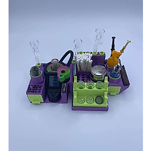 BC Labs Dab Rite Modular Caddy Purple Green