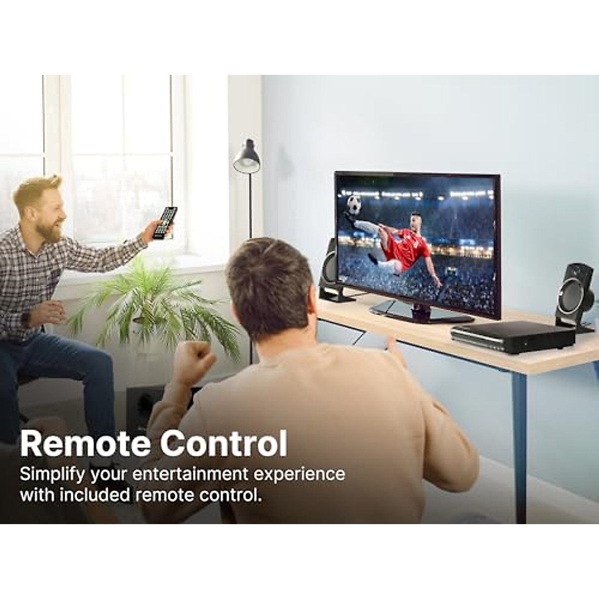 Emerson ED-8050 2.1 Channel Home Theater DVD Player and Surround Sound System with Subwoofer, HDMI Output, USB Playback, and Dual Speakers – Ideal for Immersive Movie and Music Experience