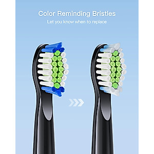 Bitvae D2 Electric Toothbrush Replacement Heads, Sonic Toothbrush Heads Refills, 4 Pack