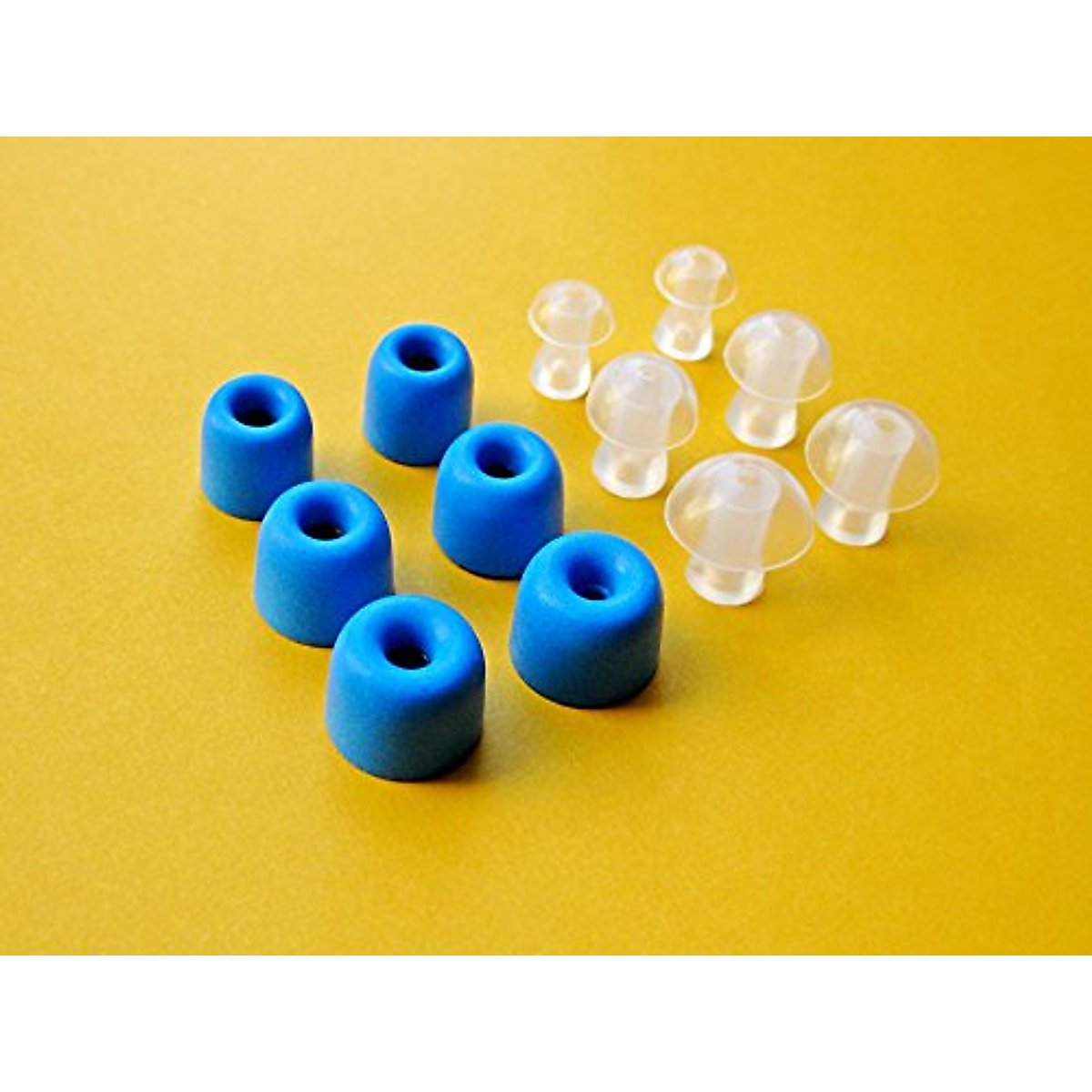 12pcs (BLMF-CLODMH-Sa)- S/M/L Premium Memory Foam and Noise Isolation Replacement Earbuds Eartips Compatible with Shure E Series - E3c, E4c, E4G, E5c in-Ear Earphones