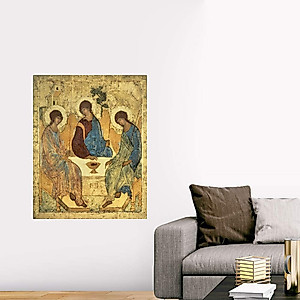 The Holy Trinity, 1420s Wall Decal, Angel Artwork