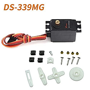 SoloGood 5Kg Servo Metal Gear Steering Servo DS-339MG for RC Airplane Fixed Wing Drone RC Car Model Part