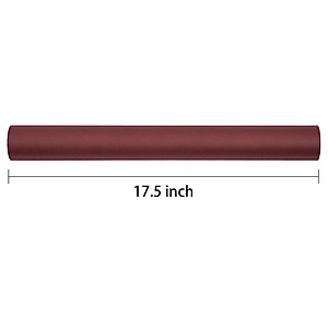 RUSPEPA Kraft Paper Roll - 17.5 inches x 32.8 feet - Recyclable Paper Perfect for Wrapping, Craft, Packing, Floor Covering, Dunnage, Parcel, Table Runner, Wine Red