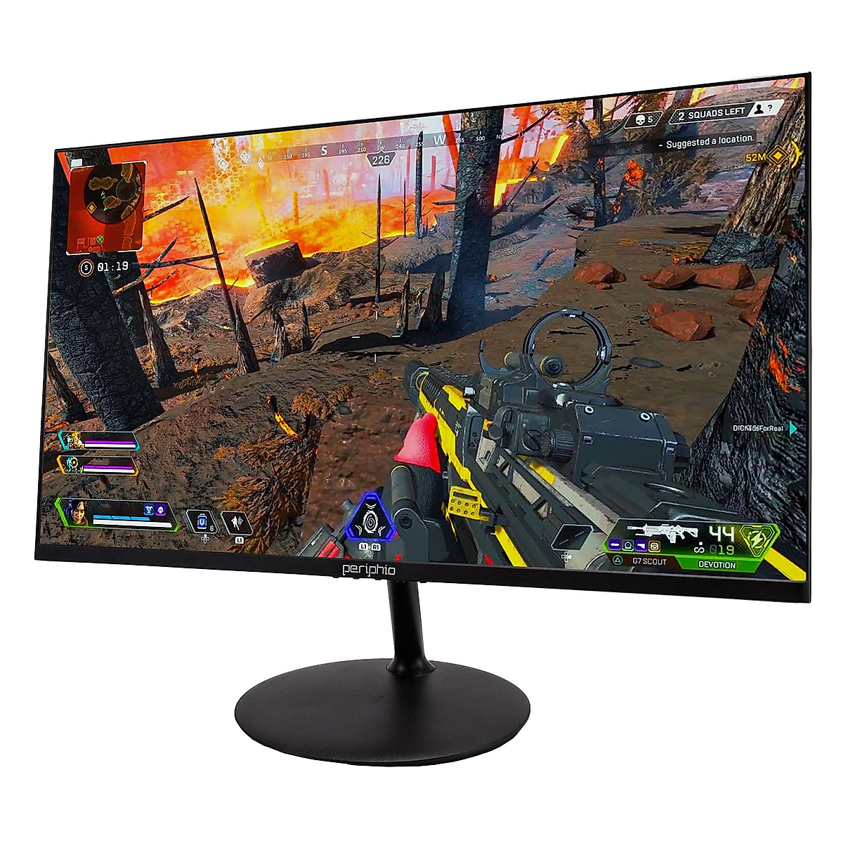 Periphio 24" 1080p Gaming Monitor - Full HD, 75Hz, 3ms, Blue Light Filter Mode, VESA Mountable, HDMI, Audio Out, Ultra-Lite Sleek Design