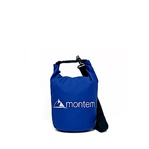 Premium Waterproof Bag/Roll Top Dry Bag - Perfect for Kayaking/Boating/Canoeing/Fishing/Rafting/Swimming/Camping/Snowboarding Crafted by Montem (Blue, 10L)