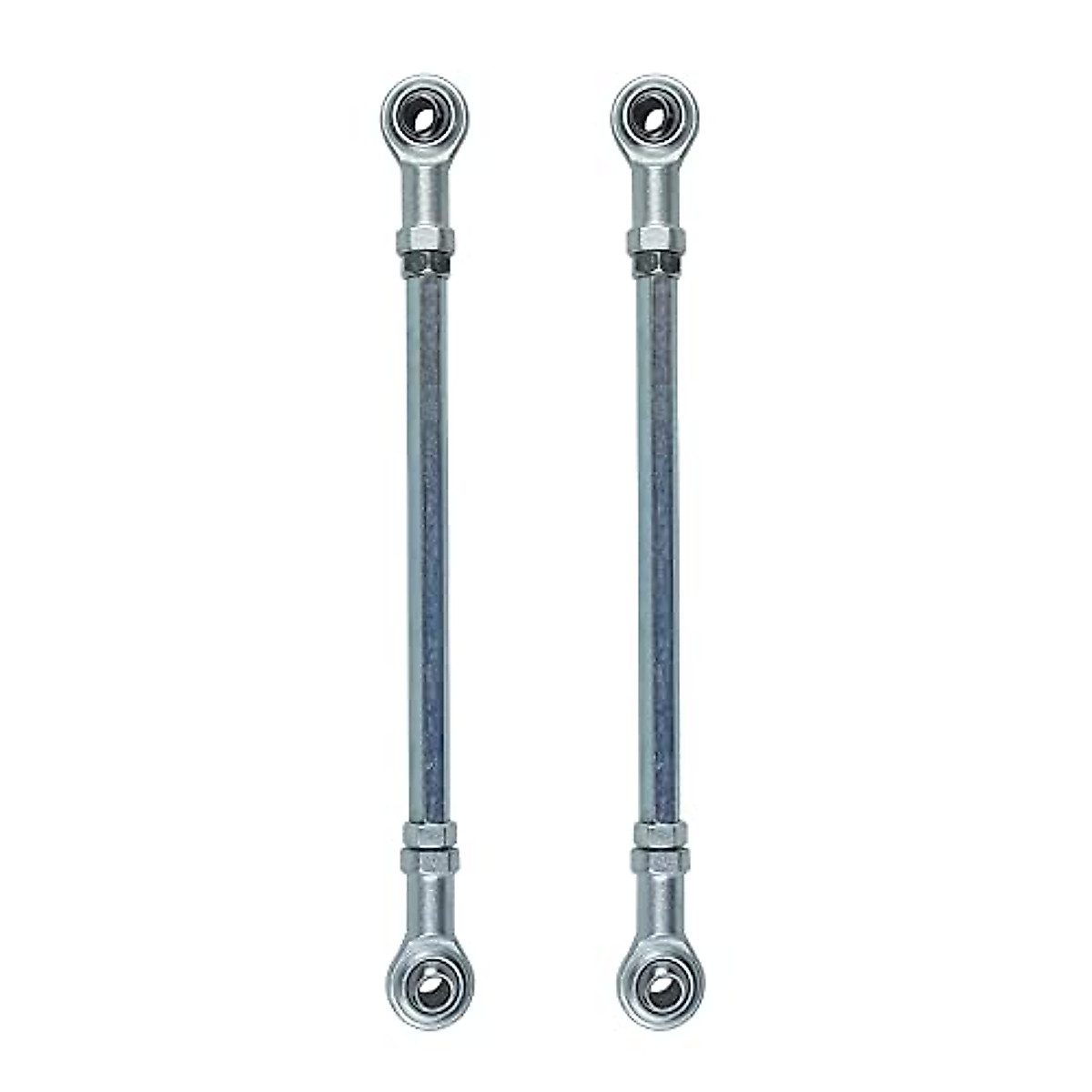 2pcs M8 200mm Inner Outer Steering Tie Rod End Lower Upper Ball Joint Adjustable Sway Bar Assembly for Electric ATV Quad Go Kart