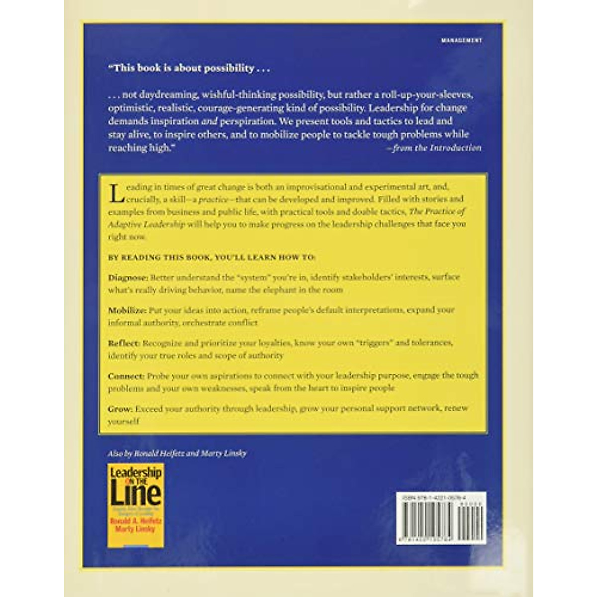 The Practice of Adaptive Leadership: Tools and Tactics for Changing Your Organization and the World