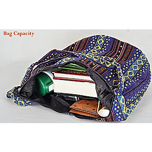 Your Cozy Sling Purse Hippie Bags For Women Crossbody Bag Thai Top Handmade Shoulder Bag with Adjustable Strap Black