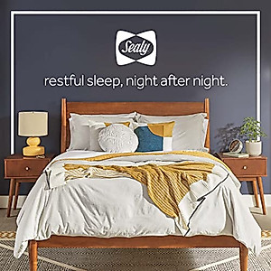 Sealy Essentials 12" Memory Foam Bed in Box, California King, White
