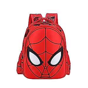 Xicks School Bags Boy Vacation Travel Bag School Backpack for 1st to 4th Year Student (Red)