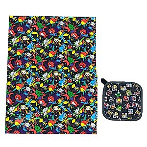Marvel Kawaii Dish Towel and Pot Holder Set