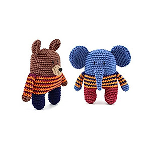 Circulo Amigurumi Maxi Yarn, 100% Mercerized Brazilian Virgin Cotton - Cotton Yarn for Crocheting & Knitting, Soft Yarn, Yarn Art - Worsted Weight Yarn, 4.76 oz, 124.6 yds –Blue Yarn, Color 2194