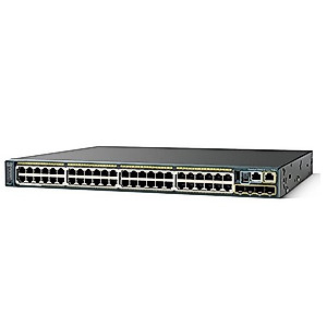 (Renewed) Cisco WS-C2960S-48LPS-L Catalyst 2960S 48 GigE PoE 370W 4 x SFP, Lan Base