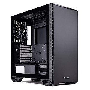 Thermaltake S300 Tempered Glass Edition ATX Mid-Tower Computer Case with 120mm Rear Fan Pre-Installed CA-1P5-00M1WN-00