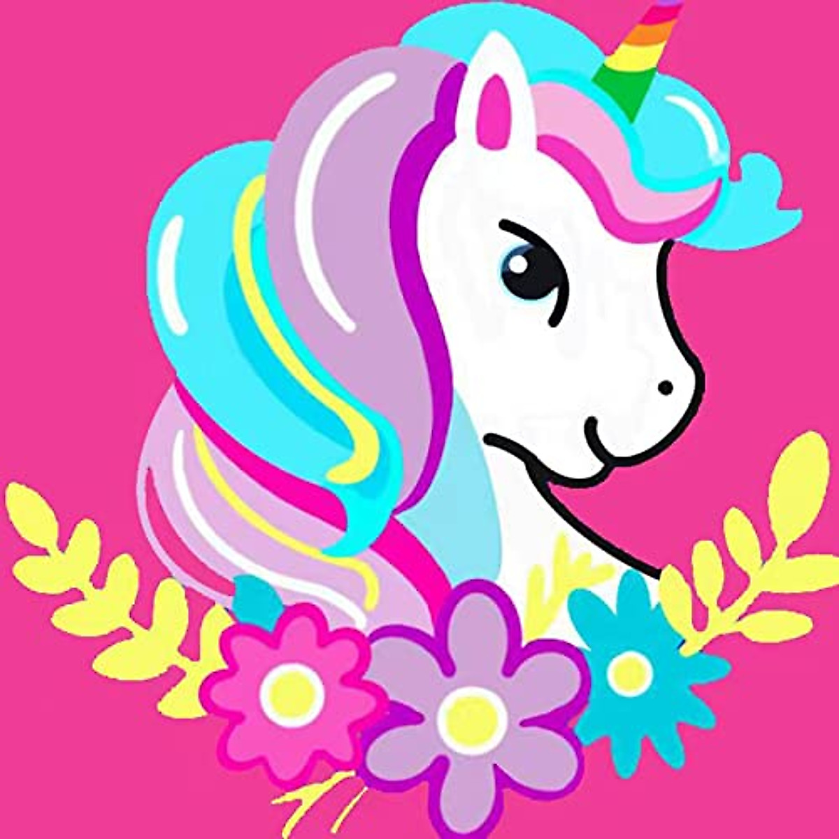 AUGVO Paint by Numbers for Kids, 2 Pcs Paint by Numbers for Kids Ages 4-8 Beginner, for Unicorn DIY Oil Painting Gift Kits, 8 x 8” Pre Drawn Canvas, Christmas Gift for Kids