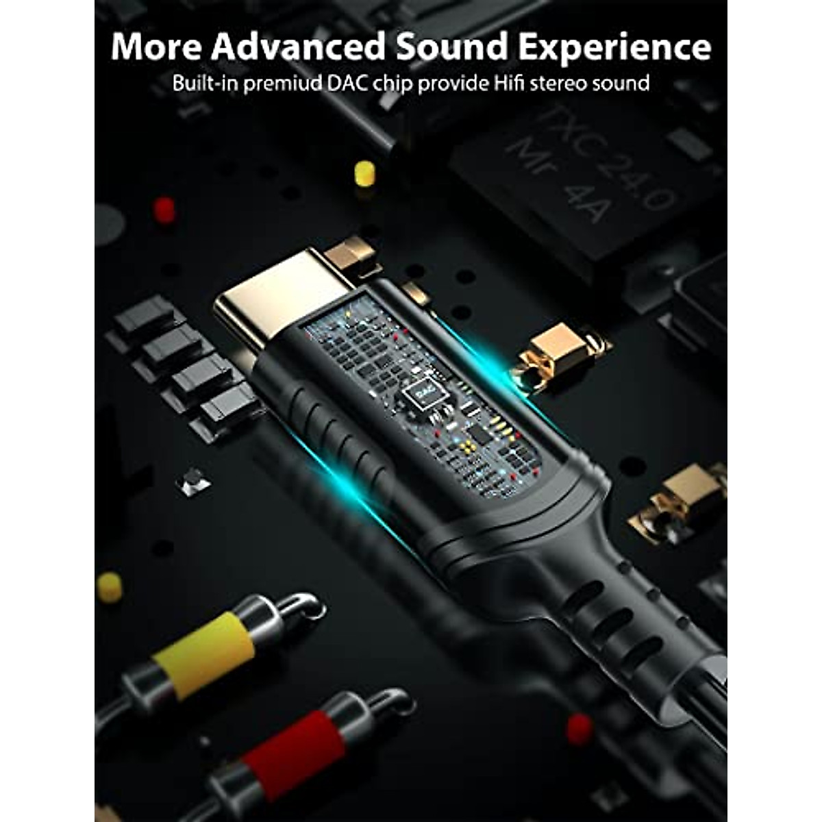 Type C Earphones for S23 Ultra, USB C Headphone Wired HiFi Stereo Dual Layer Ear Tips Noise Canceling Magnetic Earbuds with Microphone for Samsung Galaxy S22 Plus S21 FE Google Pixel 7 Pro OnePlus 11