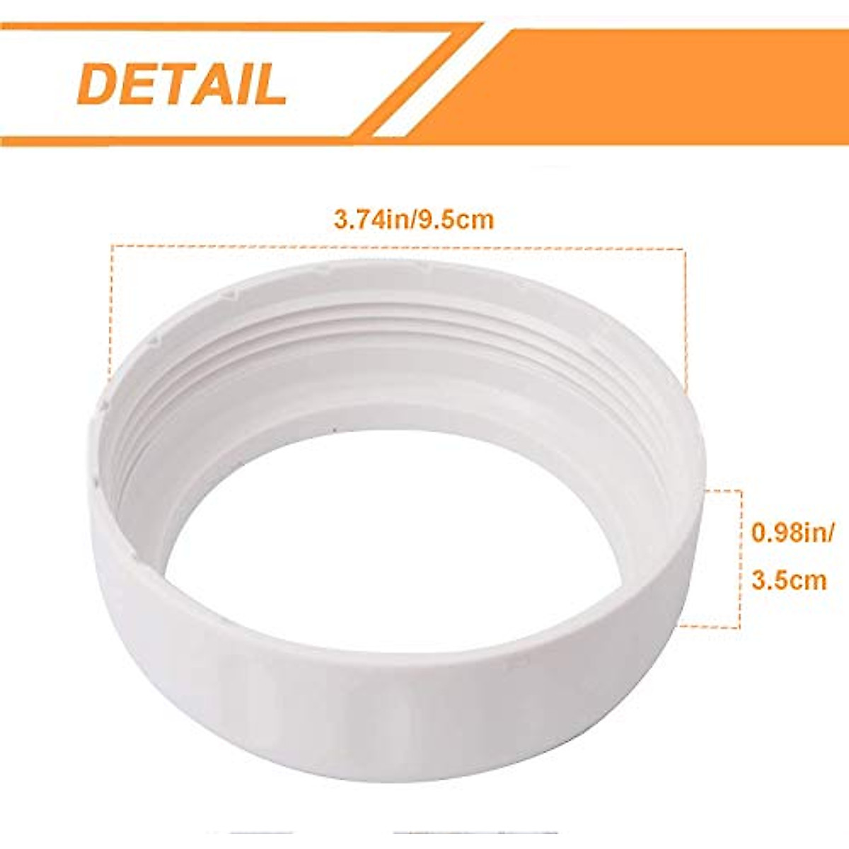 Podoy G57 Collar Ring Compatible with Polaris 180 280 380 G52 Back-Up Valve Replacement Backup Valve Collar (Pack of 2)