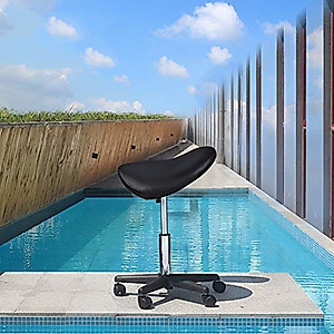 WEIYV- Chairs,Swivel Chairs, Work Chair Rotate Saddle Chair Lifting Master Stool with Roller Home Beauty Haircut Tattoo Artist Work Stool Salon Stool Massage Stool Fashion Choice