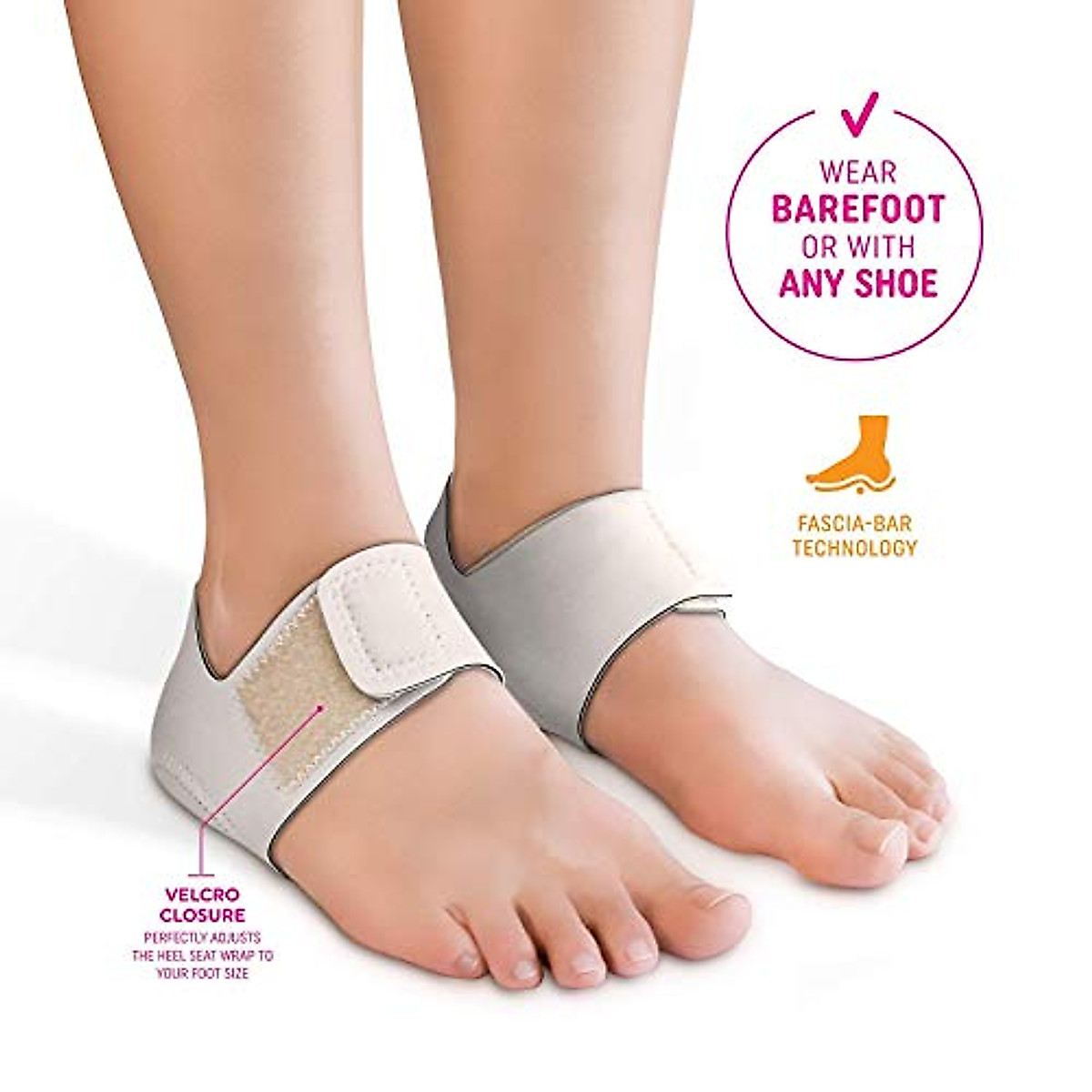 Heel That Pain Gel Plantar Fasciitis Insoles | Heel Seats Foot Orthotic Inserts, XL (Men's 13-15) & Heel That Pain Heel Seat Wraps for Plantar Fasciitis and Heel Spurs, XL (Men's 13-15)