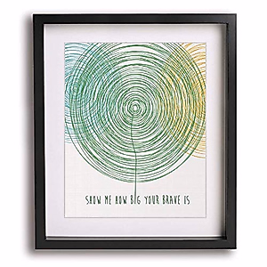 Sara Bareilles | Brave - song lyric wall art print inspirational music poster