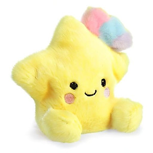 Aurora® Adorable Palm Pals™ Pisces Star™ Stuffed Animal - Pocket-Sized Play - Collectable Fun - Yellow 5 Inches