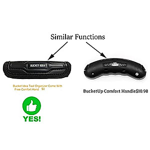 Bucket Idea Wash Tool Organizer for 5 Gallon Bucket, cleaning bucket organizer Water-resistant Mesh Pockets for Clean Supplier , Car Wash Supplier，Soap and Towel Holder Ring Included , Khaki Color (1)