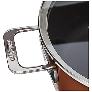 Gotham Steel Stackable Pots and Pans Set – Stackmaster 5 Piece Cookware Set with Ultra Nonstick Cast Texture Ceramic Coating, Saves 30% Space, Sauce Pans, Stock Pots, Skillets & More –Dishwasher Safe