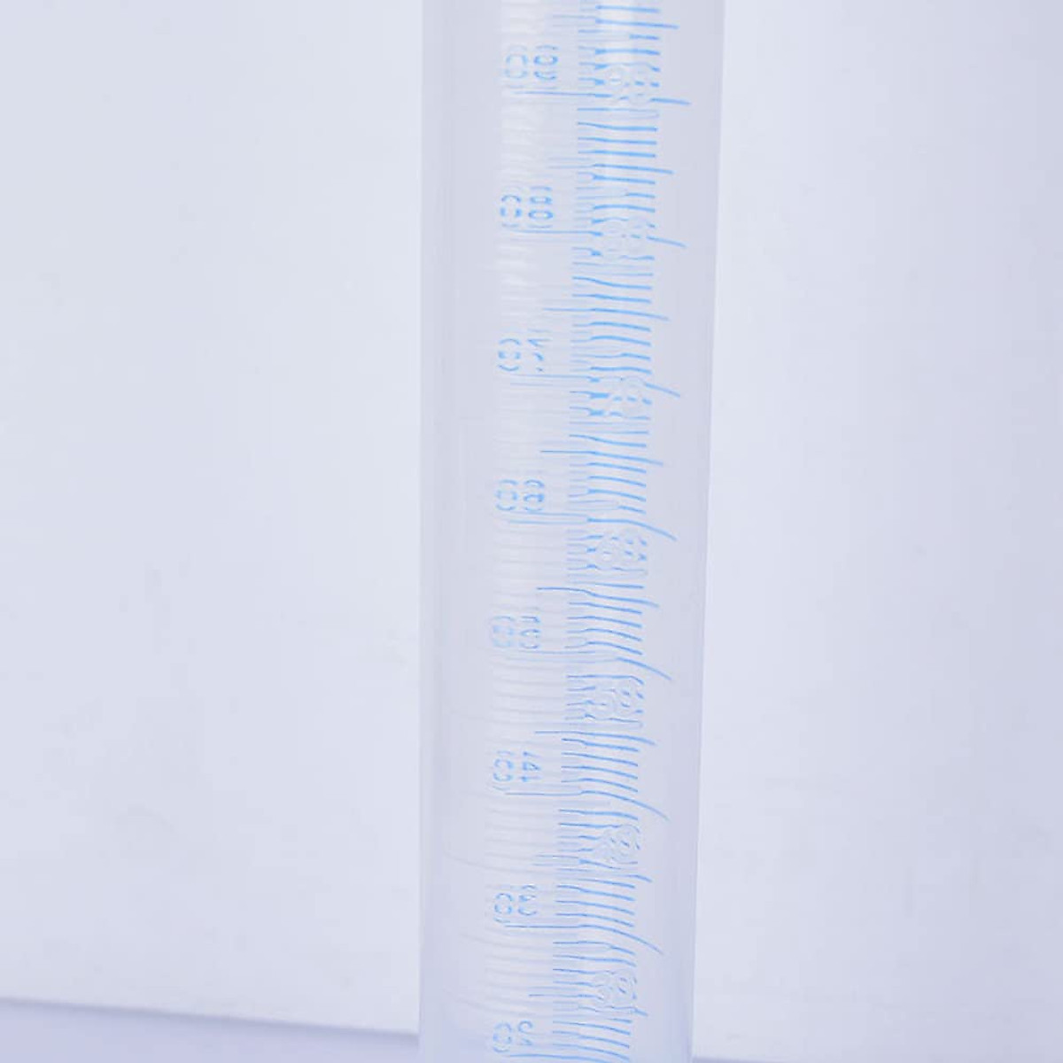 2pcs 100ml Plastic Graduated Cylinder Transparent Measuring Cylinder Set Measuring Test Tube Clear Graduated Cylinder with Double Sided Markings