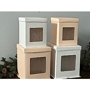 Tall Cake Box - 8x8x10 or 10x10x12 White (10x10x12)