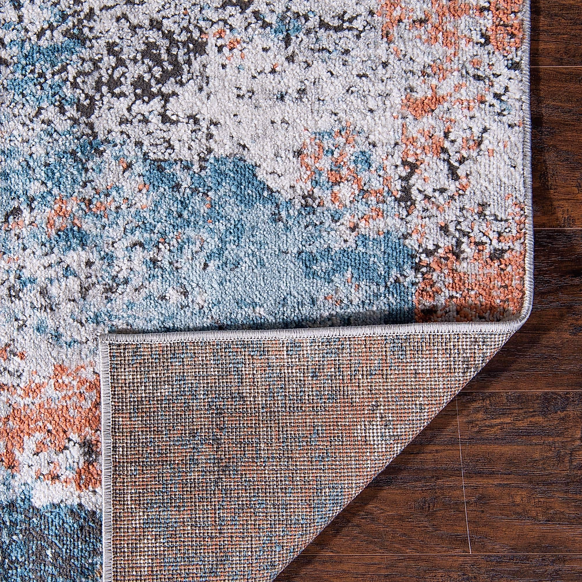 Rugs.com Leipzig Collection Area Rug – 2' x 3' Multi Low-Pile Rug Perfect for Entryways, Kitchens, Breakfast Nooks, Accent Pieces