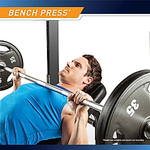 Marcy Olympic Cage Home Gym System – Multifunction Squat Rack, Customizable Training Station SM-8117