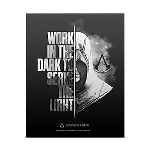 Head Case Designs Officially Licensed Assassin's Creed Half Legacy Typography Matte Vinyl Sticker Gaming Skin Case Cover Compatible With Xbox One X Console
