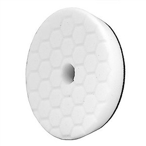 Chemical Guys BUFX114HEX6 Hex-Logic Quantum Light-Medium Polishing Pad, White (6.5 Inch Pad made for 6 Inch backing plates)