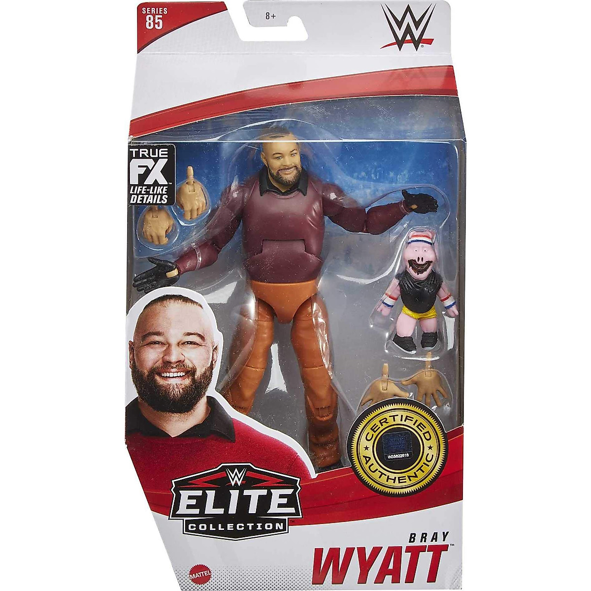WWE Bray Wyatt Elite Collection Action Figure, 6-in/15.24-cm Posable Collectible Gift for WWE Fans Ages 8 Years Old & Up