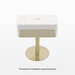 MARBLEHOLIC Emberton Speaker Stand(Satin Gold), for Marshall emberton Speaker, Opticaml Sound Quality, Width 5.35inch Height 3.94inch, Compact Size, Stylish Home Audio Setup, luxurios Matte Color