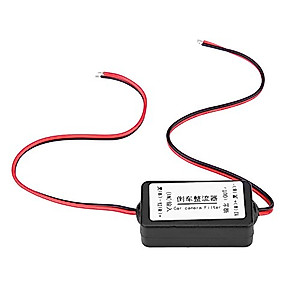 Car Rear View Rectifier, 12V DC Car Rearview Camera Power Relay Capacitor Auto Car Camera Filter Light Modification Backup Camera Filter Rectifier, 4.8 x 2.6 x 1.5cm