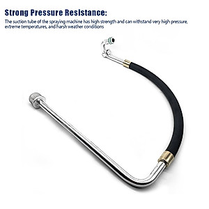 SIDMILE Stainless Steel Suction Tube and Reflux Line Airless Paint Sprayer Accessories for Graco 390 395 490 495 595 Airless Spraying Machine Paint Sprayers Tool Parts Fit for Tongshan T300 500