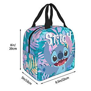 Anime Lunch Bag Large Insulated Thermal Lunch Box For Women Men Office Work Picnic Travel 1-One Size