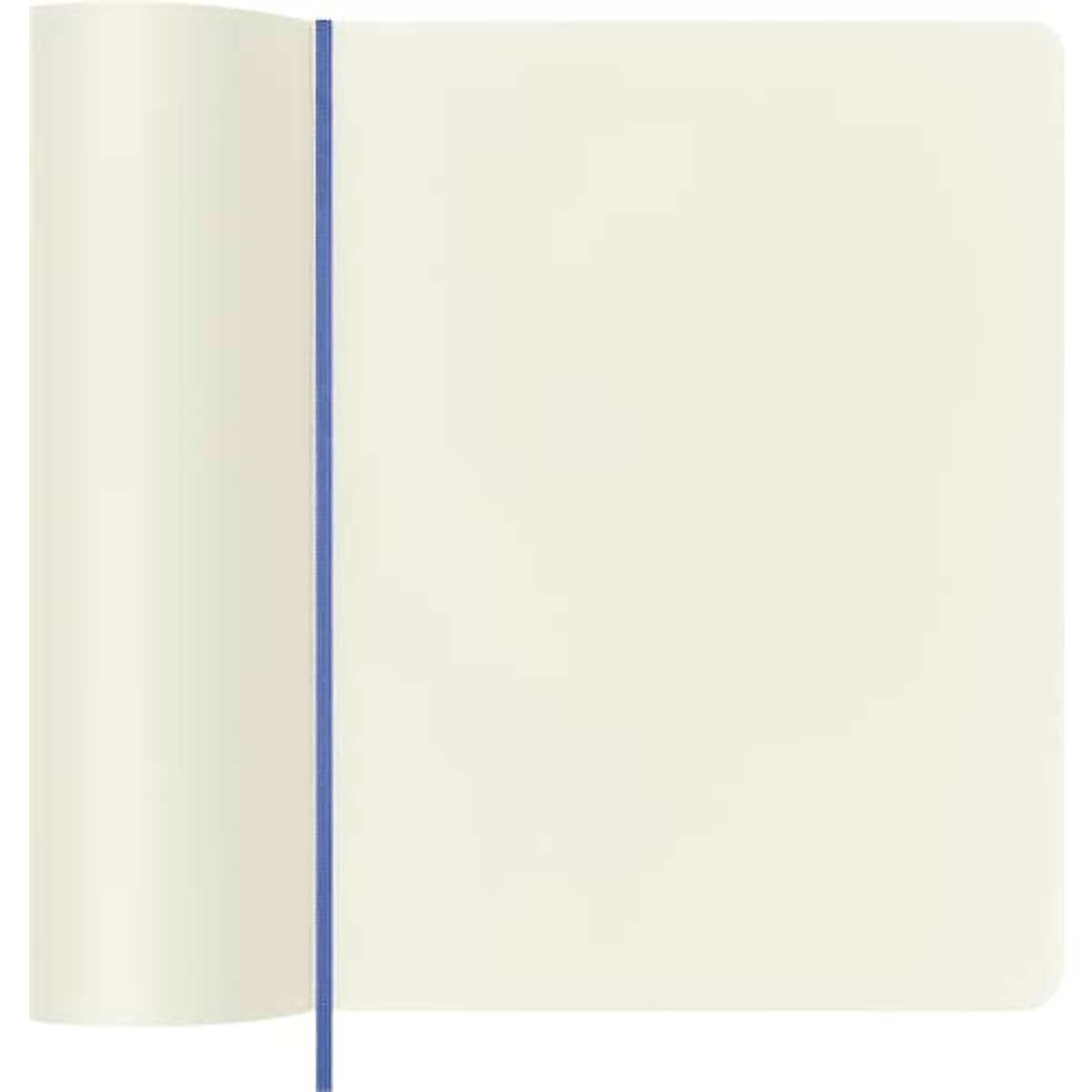 Moleskine Classic Notebook, Soft Cover, XL (7.5" x 9.5") Plain/Blank, Hydrangea Blue, 192 Pages
