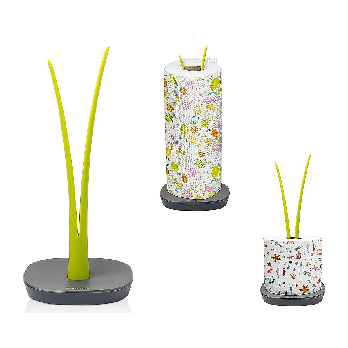 Comfify “Sprout” Decorative Paper Towel Holder or Toilet Paper Holder Vertical Countertop Paper Towel Stand or Toilet Roll Stand - Sturdy No-Slip Base - 11.75” x 6”