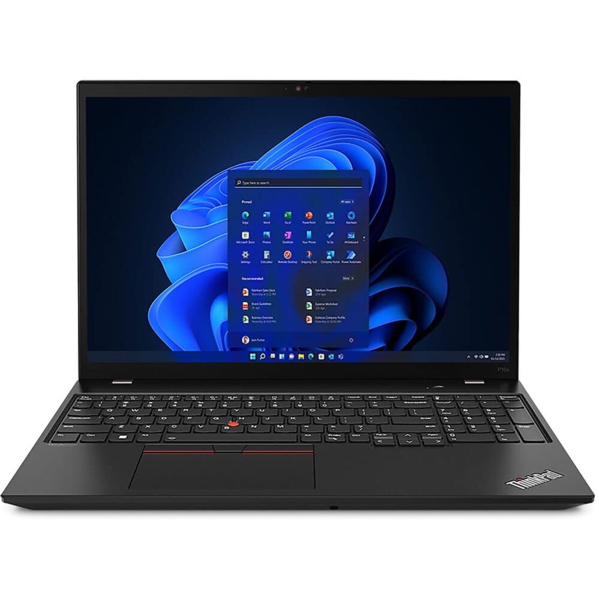 Lenovo 2024 ThinkPad P16s Mobile Workstation 16" WUXGA IPS 12th Intel 12 Core i7-1260P NVIDIA T550 4GB GDDR6 40GB DDR4 2TB SSD WiFi 6E RJ45 Thunderbolt4 Backlit KB Fingerprint Windows 11 Pro w/RE USB