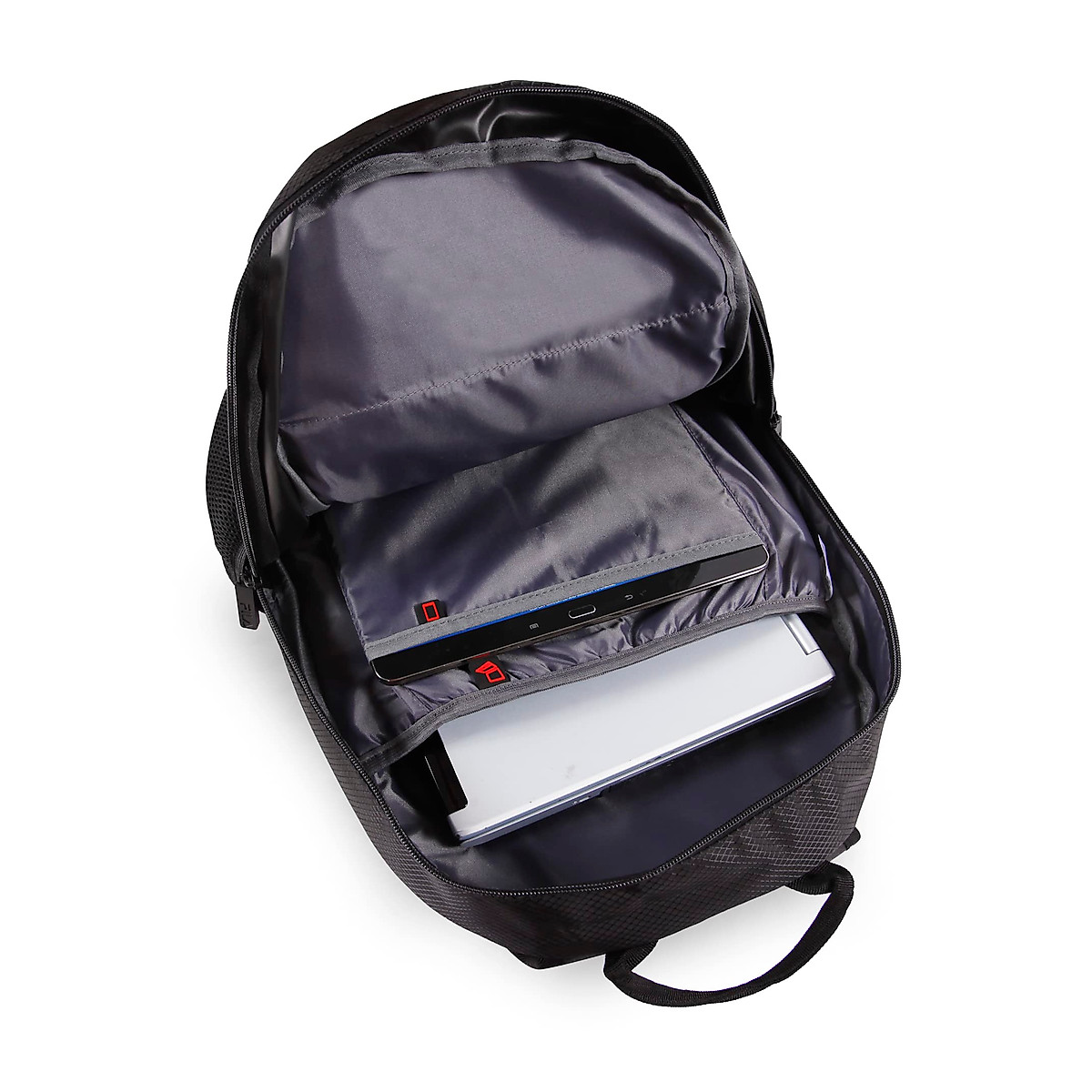 Fila Argus 5 Laptop Backpack, Black/Grey, One Size