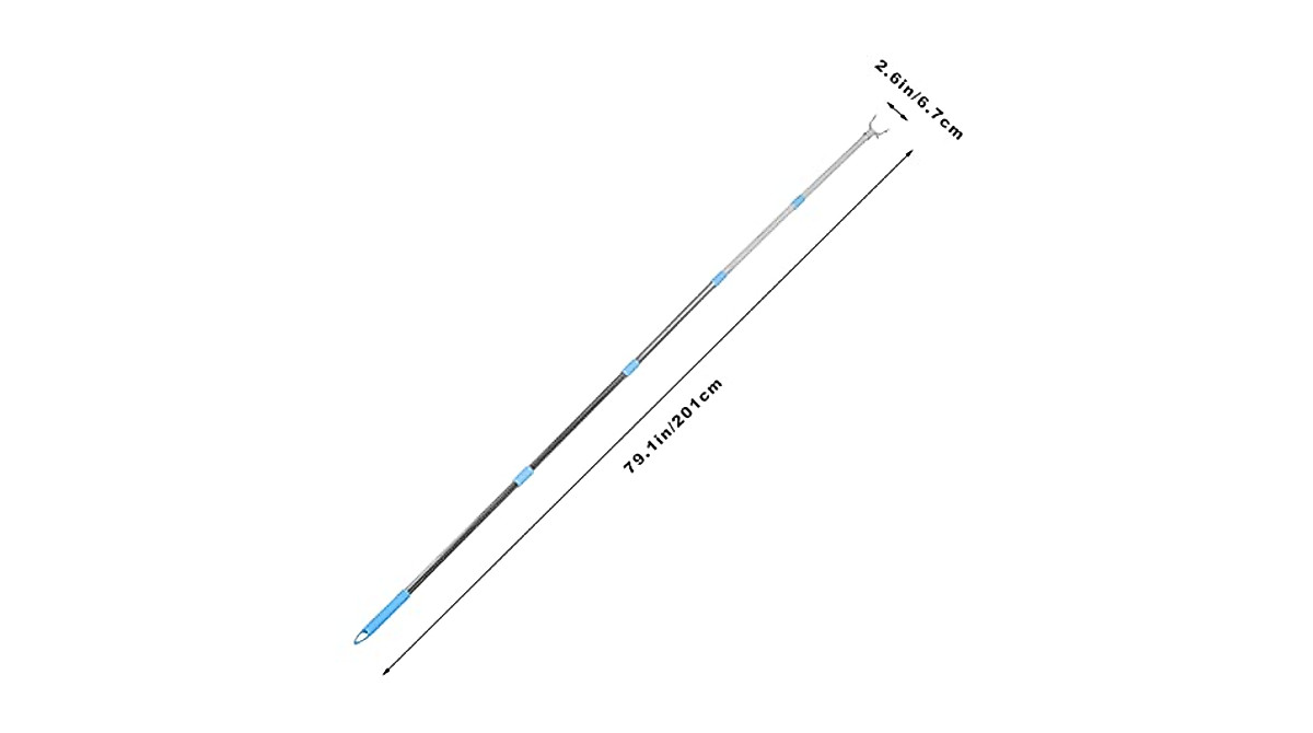 Adjustable Retractable Clothesline Hook for Easy Drying