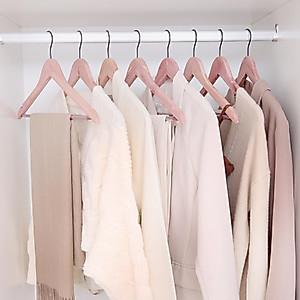 JS HANGER American Red Cedar Hangers 10 Pack, Smooth Finish Wood Coat Hangers for Suit Shirt, Aromatic Cedar Clothes Hangers with Swivel Hook & Notches for Dress, Jacket, Pants